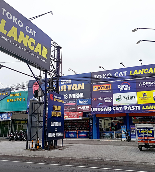 Lokasi - Toko Cat Lancar